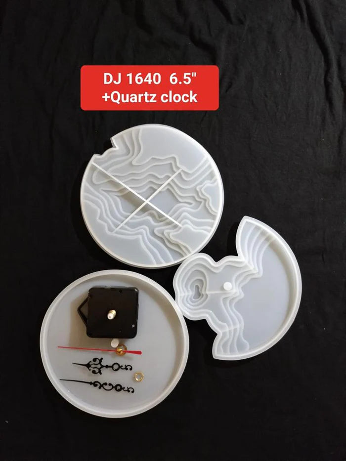 Clock Resin Mold, DIY Wall Clock Mold 6.5'' – Karachi Stationers