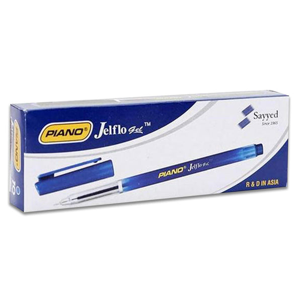 Piano_ Jelflo Gel Pens 10 Pcs Packet, Blue Ink Jetflow One Pack Of Pia ...